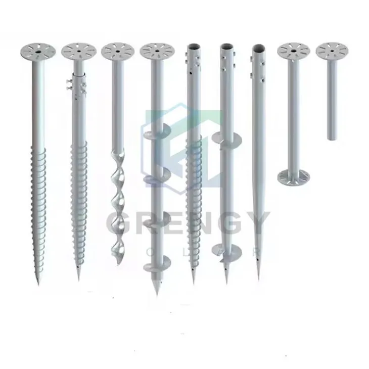 Customized PV Foundation Post Ground Screw Anchor Solar Mounting ...